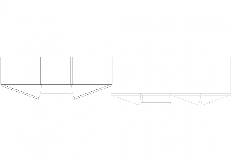 BIM Objects - Free Download! Furniture DWG - Drawers Composition 01 ...
