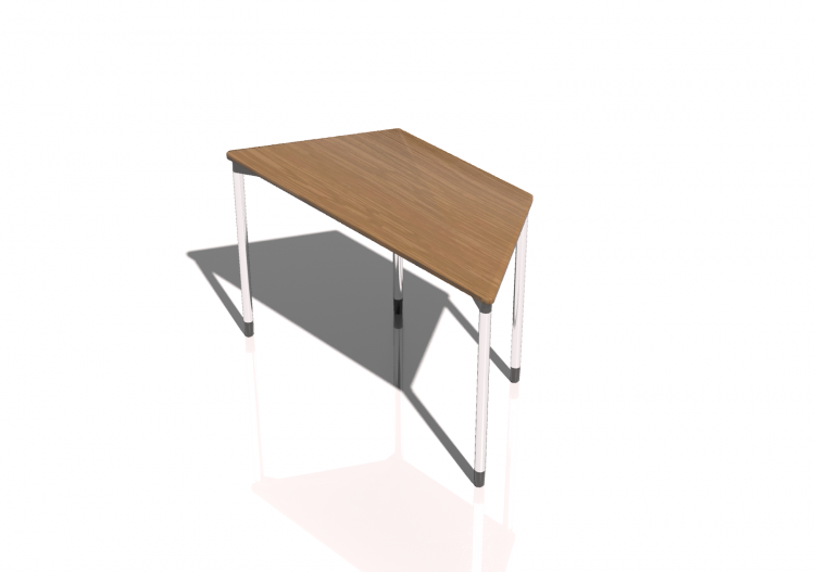 3D Tables - Trapezoidal table 120x60cm - Vitra Map - ACCA...