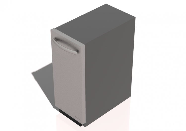 Elettrodomestici 3D - Macchina del ghiaccio da incasso