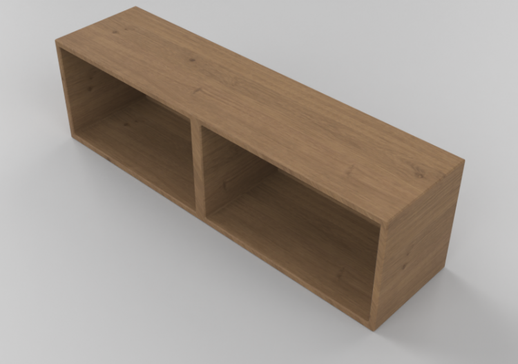 BIM Objects - Free Download! 3D TV Rack - Modular system 124x36cm ...