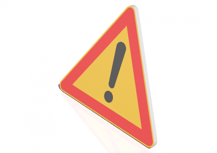 3D Signage - General danger - ACCA software