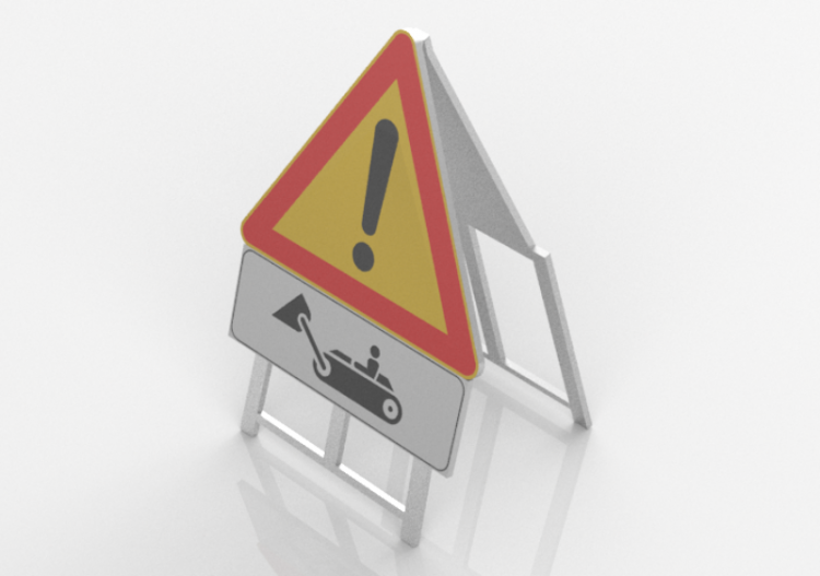 3D Signage - General danger with supplemental panel - ACCA...