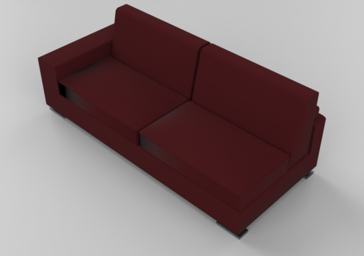 BIM Objects - Free Download! Chairs and Sofas 3D - Modular upholstered ...