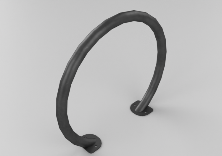 BIM Objects - Free Download! 3D Accessories - Ring Bike rack - Reliance ...