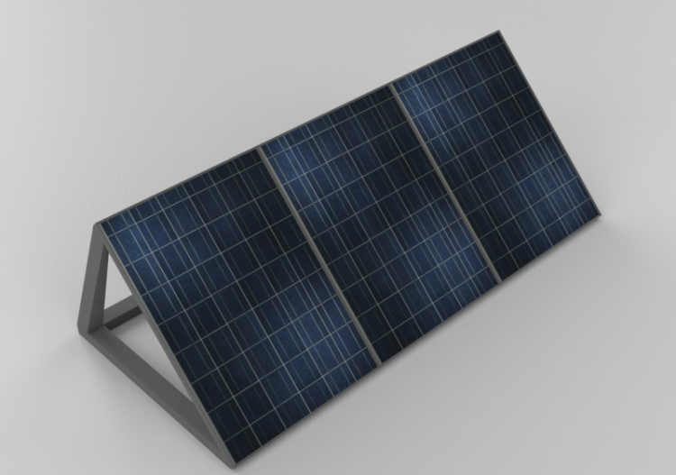 photovoltaïques 3D - Modules photovoltaïques - 1324 mm x...