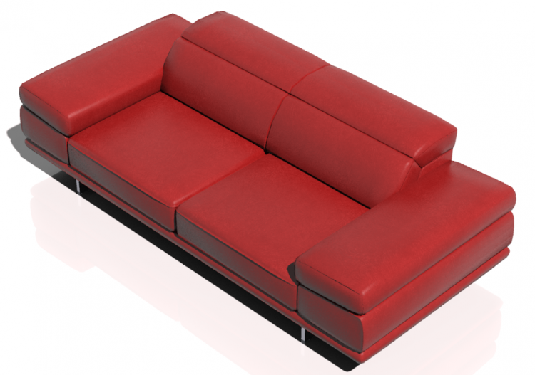 Divani 3D - Divano due posti - Natuzzi - Preludio - 2782