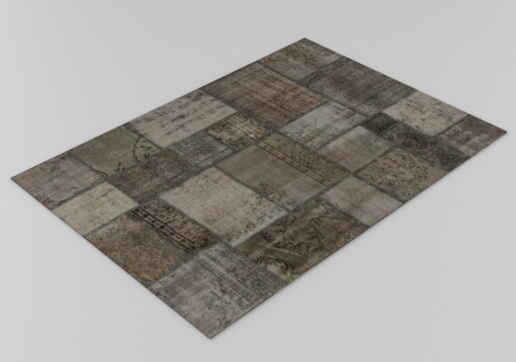 BIM Objects - Free Download! 3D Carpets - Chequered pattern carpet ...