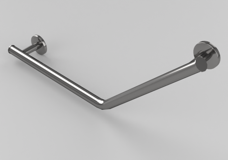 BIM Objects - Free Download! 3D Accessories - Angular grab rail - Ideal ...