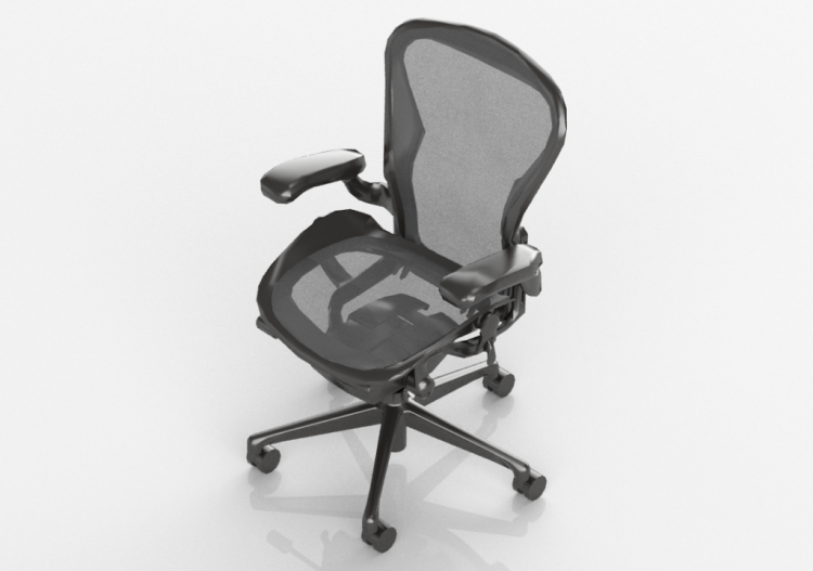 Sedie 3D - Sedia girevole - Herman Miller - Aeron - ACCA...