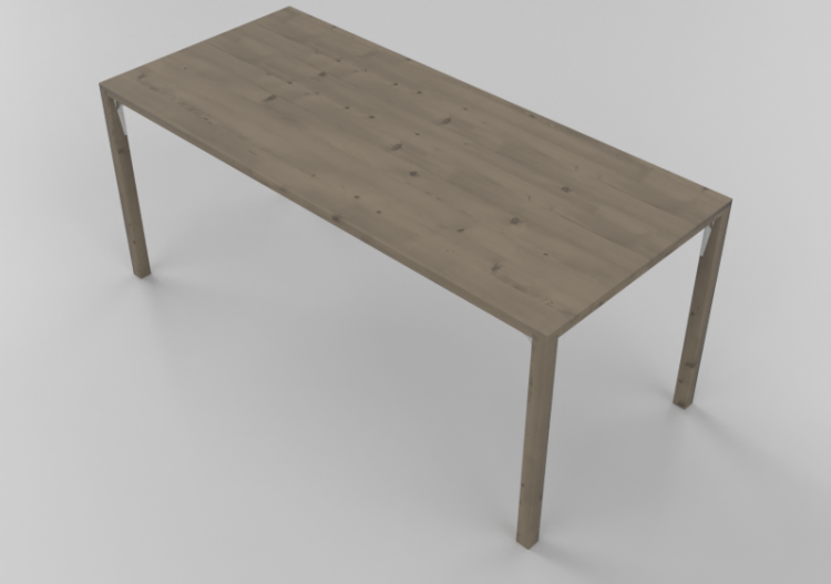 BIM Objects - Free Download! 3D Tables - Solid birch table - Stolab ...