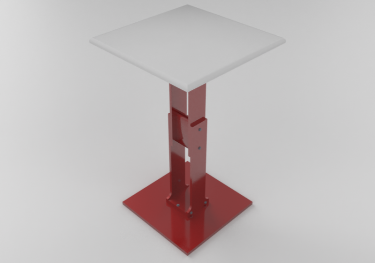 BIM Objects - Free Download! 3D Tables - Table with upper top - Kare ...