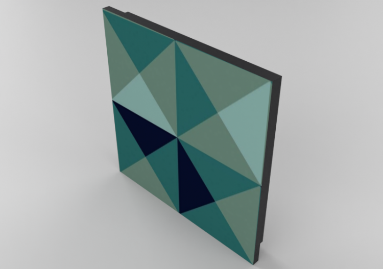 Objetos BIM - ¡Descarga gratuita! Cuadros 3D - Cuadro moderno - Artzzi - Mancini 29 - ACCA...