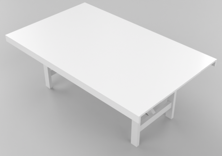 Objets BIM - Téléchargement gratuit! Tables 3D - Table en bois laqué ...