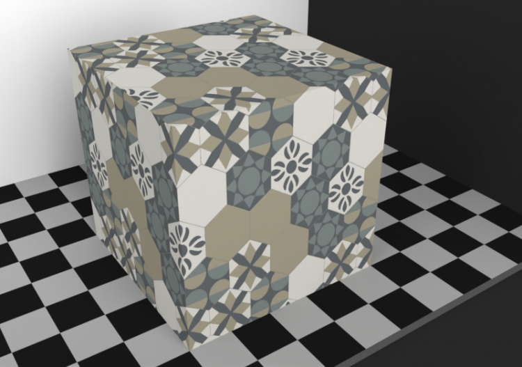 BIM Objects - Free Download! Surface Lining Textures - Decorated tile ...