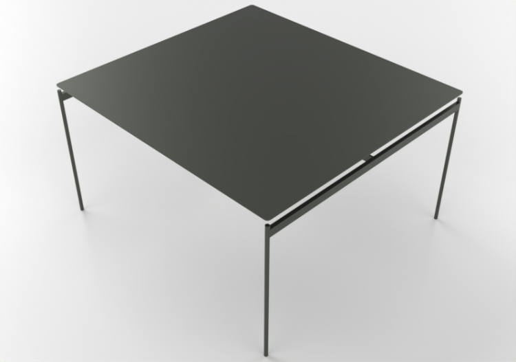 BIM Objects - Free Download! 3D Tables - Alluminium table - Horm ...