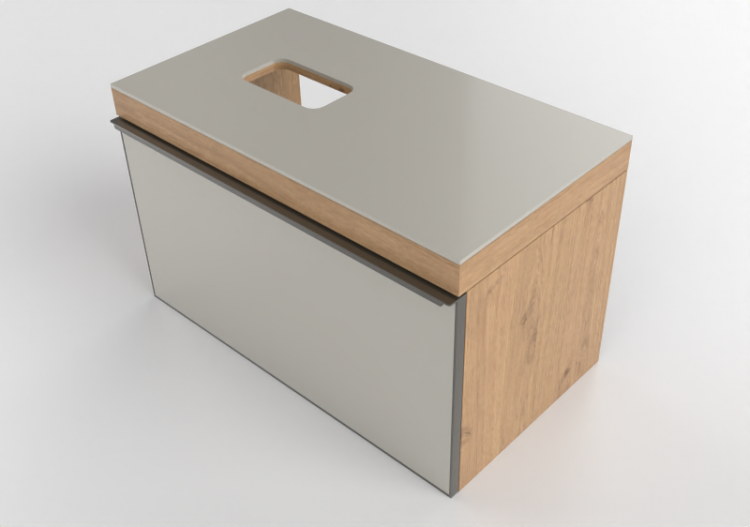 BIM Objects - Free Download! 3D Furniture - Wash basin cabinet ...