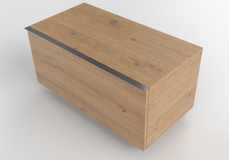 Objetos BIM - ¡Descarga gratuita! Muebles 3D - Armario lateral de ...