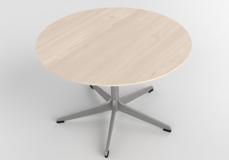 BIM Objects - Free Download! 3D Tables - Table with 5-star base - Rondo ...