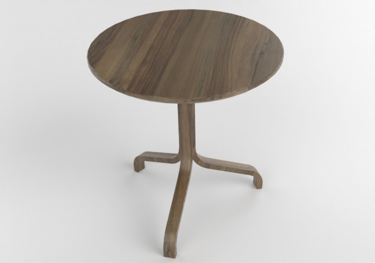 Oggetti BIM - Download gratuito! Tavoli 3D - Tavolo rotondo in legno ...