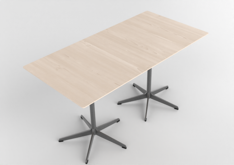 Oggetti BIM - Download gratuito! Tavoli 3D - Tavolo con base a 5 razze - Rondo - 28358