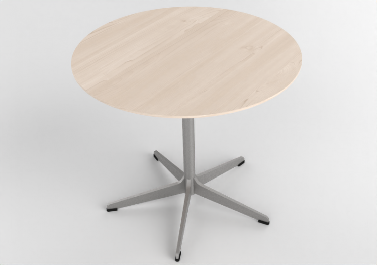BIM Objects - Free Download! 3D Tables - Table with 5-star base - Rondo ...