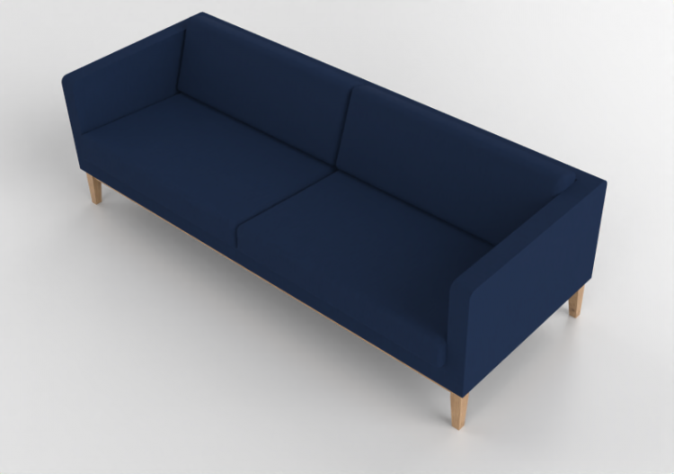 BIM Objects - Free Download! 3D Arm Chairs - Fabric sofa - Madison - 15505 - 151920501