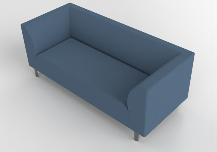 BIM Objects - Free Download! Chairs and Sofas 3D - Fabric sofa - Montis ...