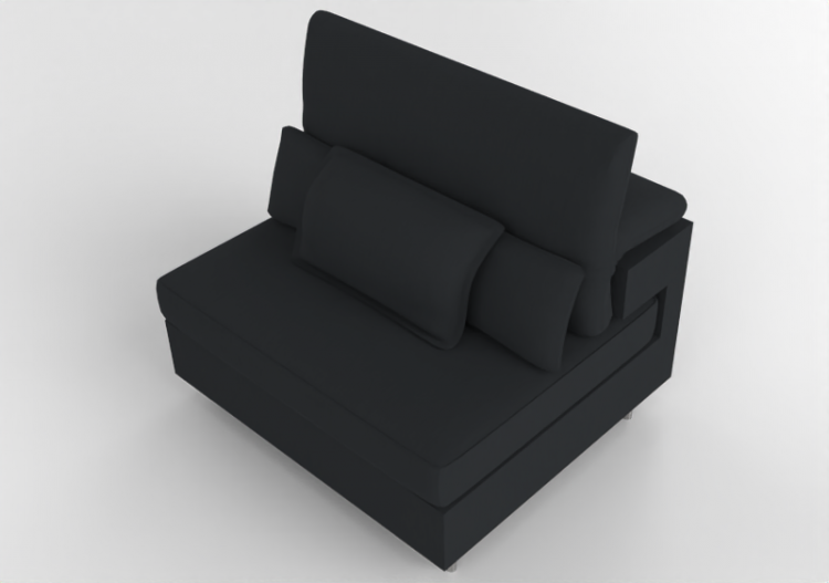 Objetos BIM - Download gratuito! Sofás 3D - Sofá modular - Prima Linea ...