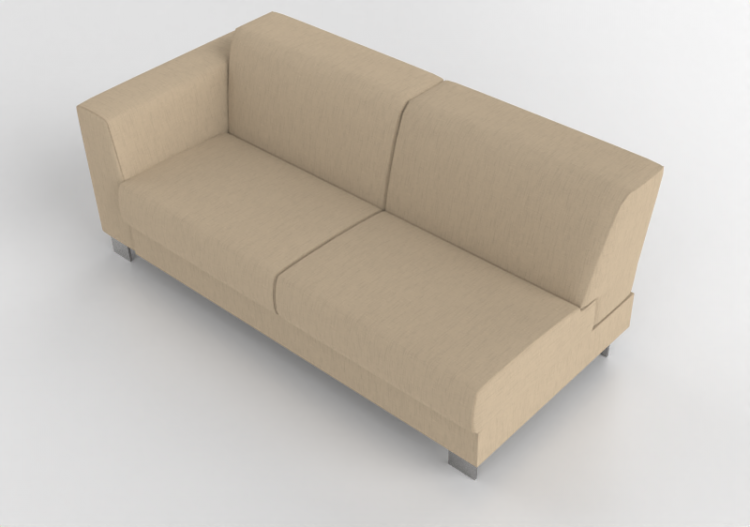Objetos BIM - Download gratuito! Sofás 3D - Sofá modular - Prima Linea ...