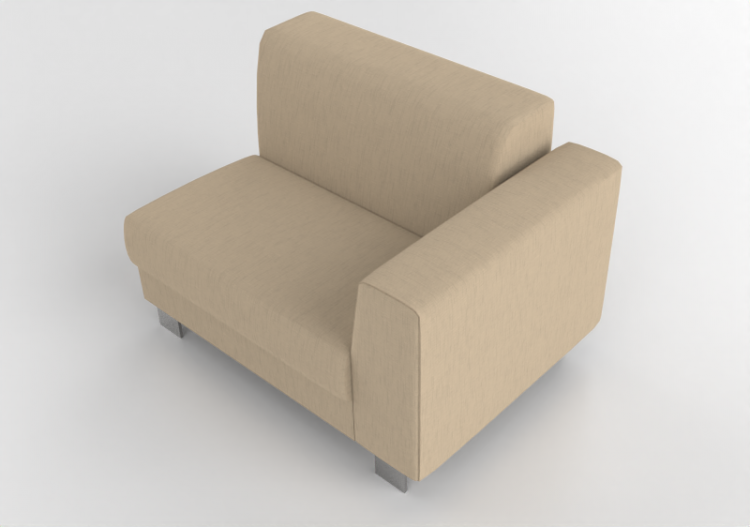 Objetos BIM - Download gratuito! Sofás 3D - Sofá modular - Prima Linea ...