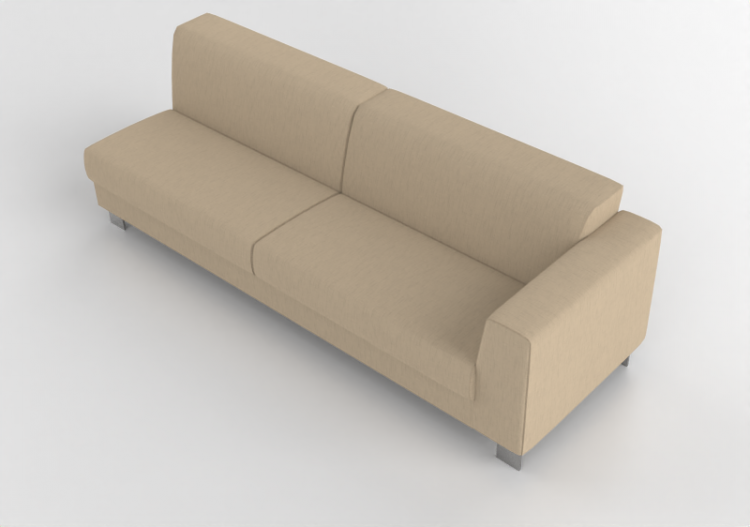 Objetos BIM - Download gratuito! Sofás 3D - Sofá modular - Prima Linea ...