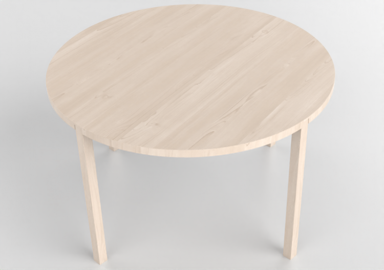 BIM Objects - Free Download! 3D Tables - Round table in wood - Bespoke ...