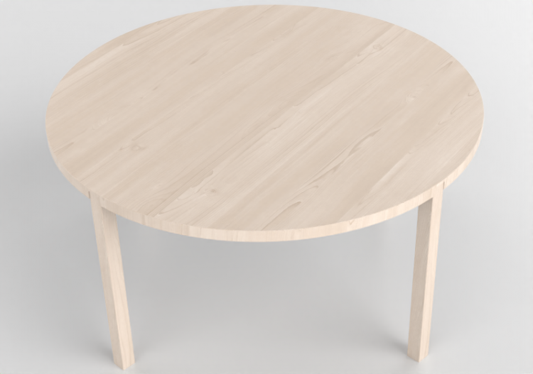 BIM Objects - Free Download! 3D Tables - Round table in wood - Bespoke ...