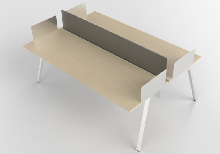 BIM Objects - Free Download! 3D Desks - Wooden Desk - Kokuyo - Arch ...