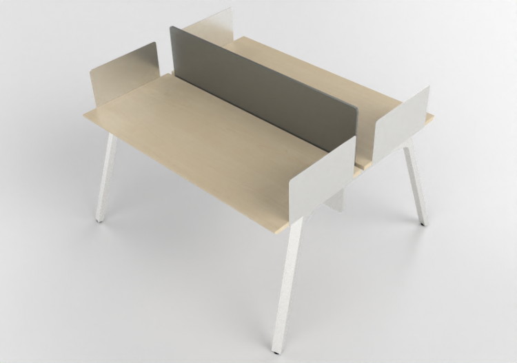 BIM Objects - Free Download! 3D Desks - Wooden Desk - Kokuyo - Arch ...