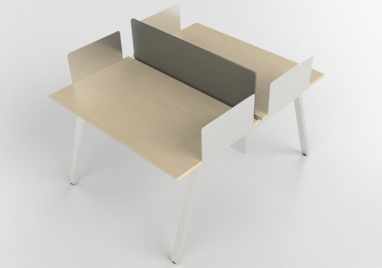 BIM Objects - Free Download! 3D Desks - Wooden Desk - Kokuyo - Arch ...
