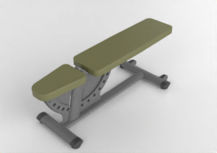 Fitness 3D - panca piana - ACCA software