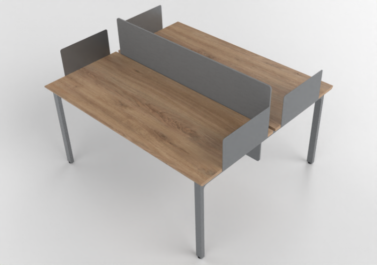 BIM Objects - Free Download! 3D Desks - Wooden Desk - Kokuyo - Arch ...