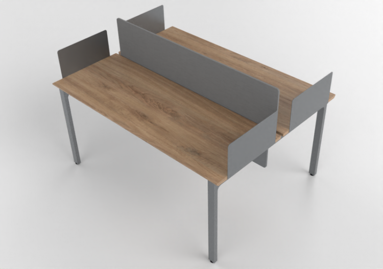 BIM Objects - Free Download! 3D Desks - Wooden Desk - Kokuyo - Arch ...
