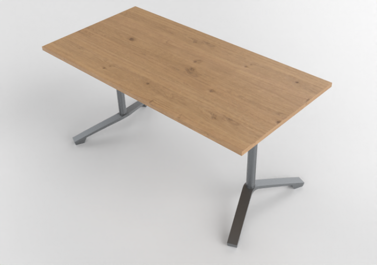 BIM Objects - Free Download! 3D Tables - Wooden Table - Kokuyo - Initia ...