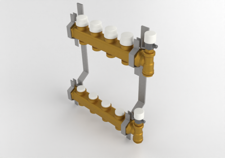 Objetos BIM - ¡Descarga gratuita! Collettore di distribuzione per ...