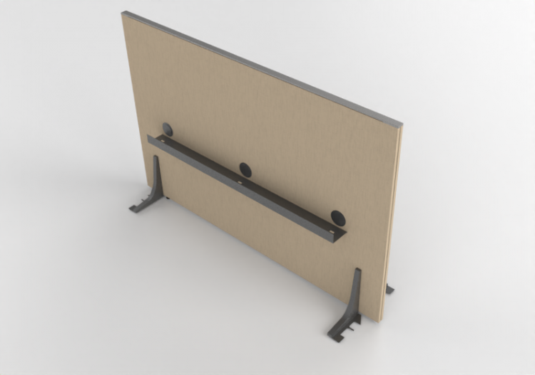 BIM Objects - Free Download! Accessories 3D - Fabric Panel - Kokuyo ...