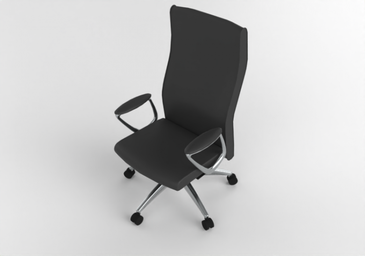 BIM Objects - Free Download! 3D Chairs - Swivel armchair in leather ...