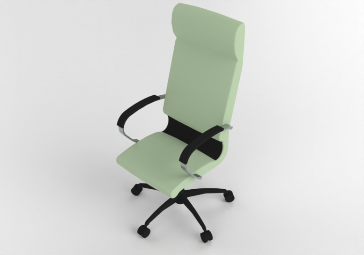 BIM Objects - Free Download! 3D Chairs - Swivel armchair in leather ...