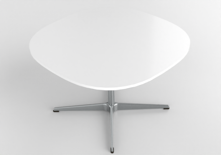 BIM Objects - Free Download! 3D Tables - Square table - Fritz Hansen ...