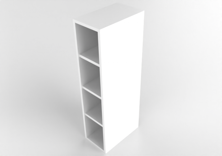 Objetos BIM - ¡Descarga gratuita! Colgantes 3D - Wall unit in lacquered ...