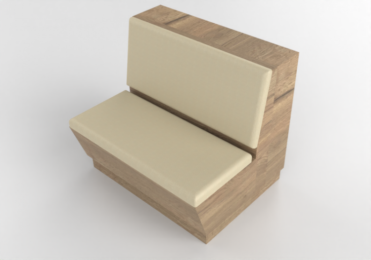 Objetos BIM - ¡Descarga gratuita! Banquette Oklahoma - ACCA software