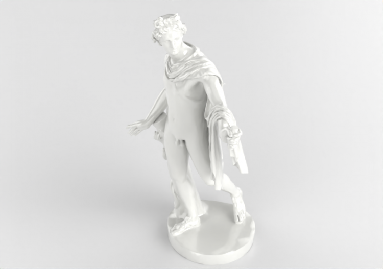 BIM Objects - Free Download! 3D Sculptures - Apollo - ACCA software
