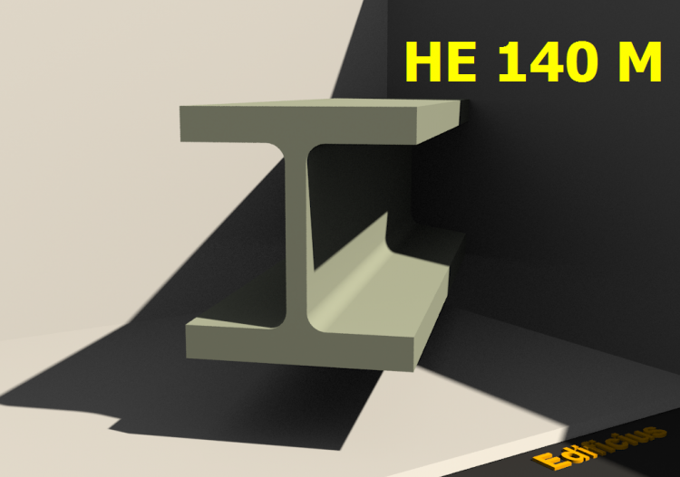 BIM-Objekte - Kostenloser Download! 3D Profile - HE 140 M - ACCA software